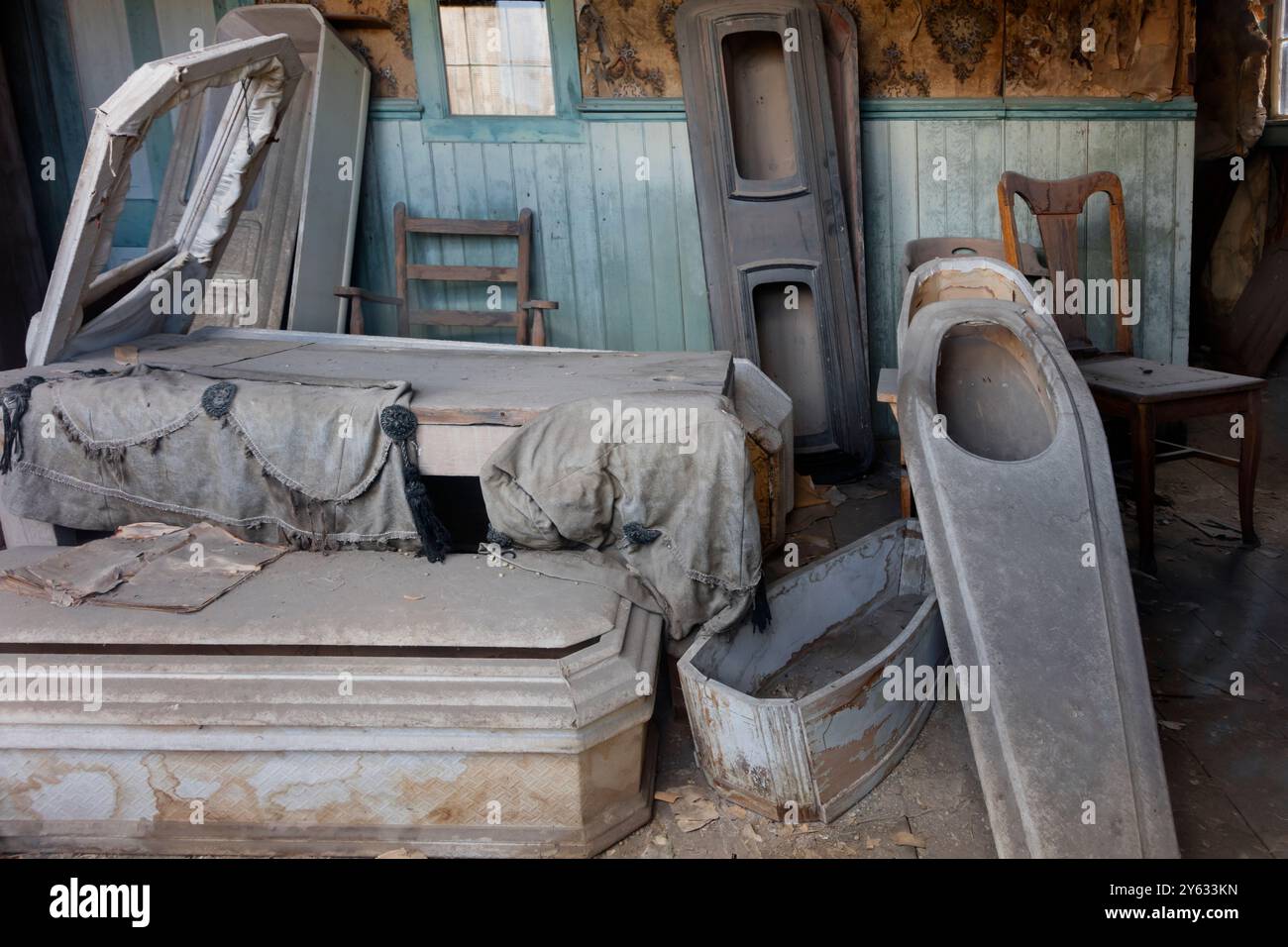Store selling coffins in Bodie California the most well preserved ghost ...