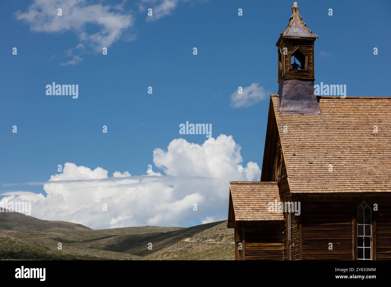 The main church in Bodie California the most well preserved ghost town ...