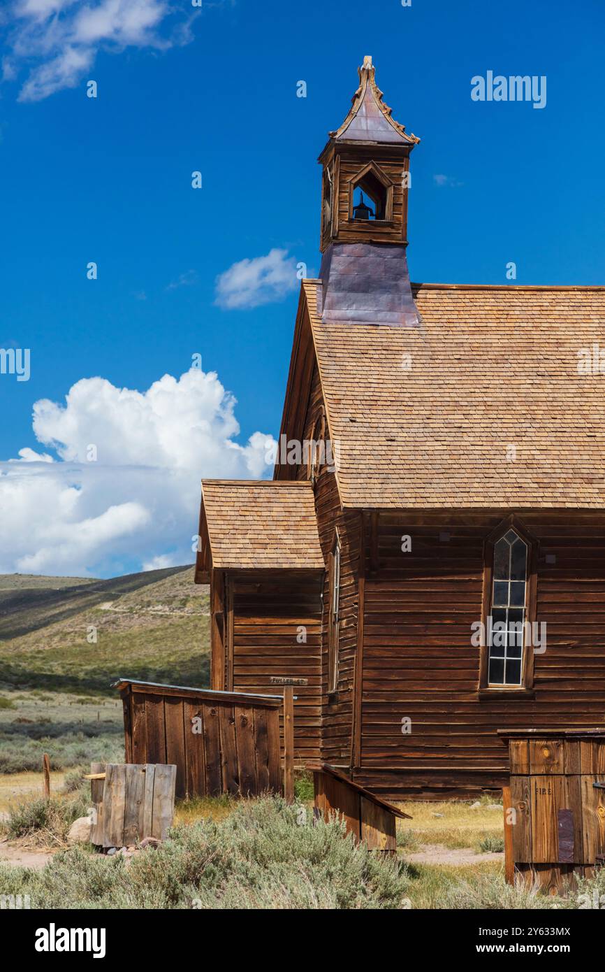 The main church in Bodie California the most well preserved ghost town ...