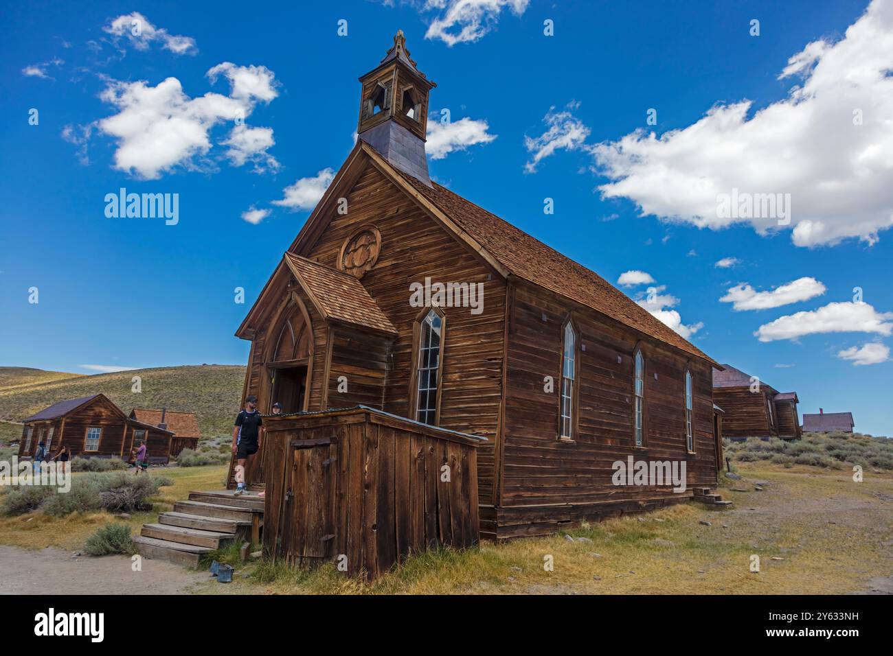 The main church in Bodie California the most well preserved ghost town ...