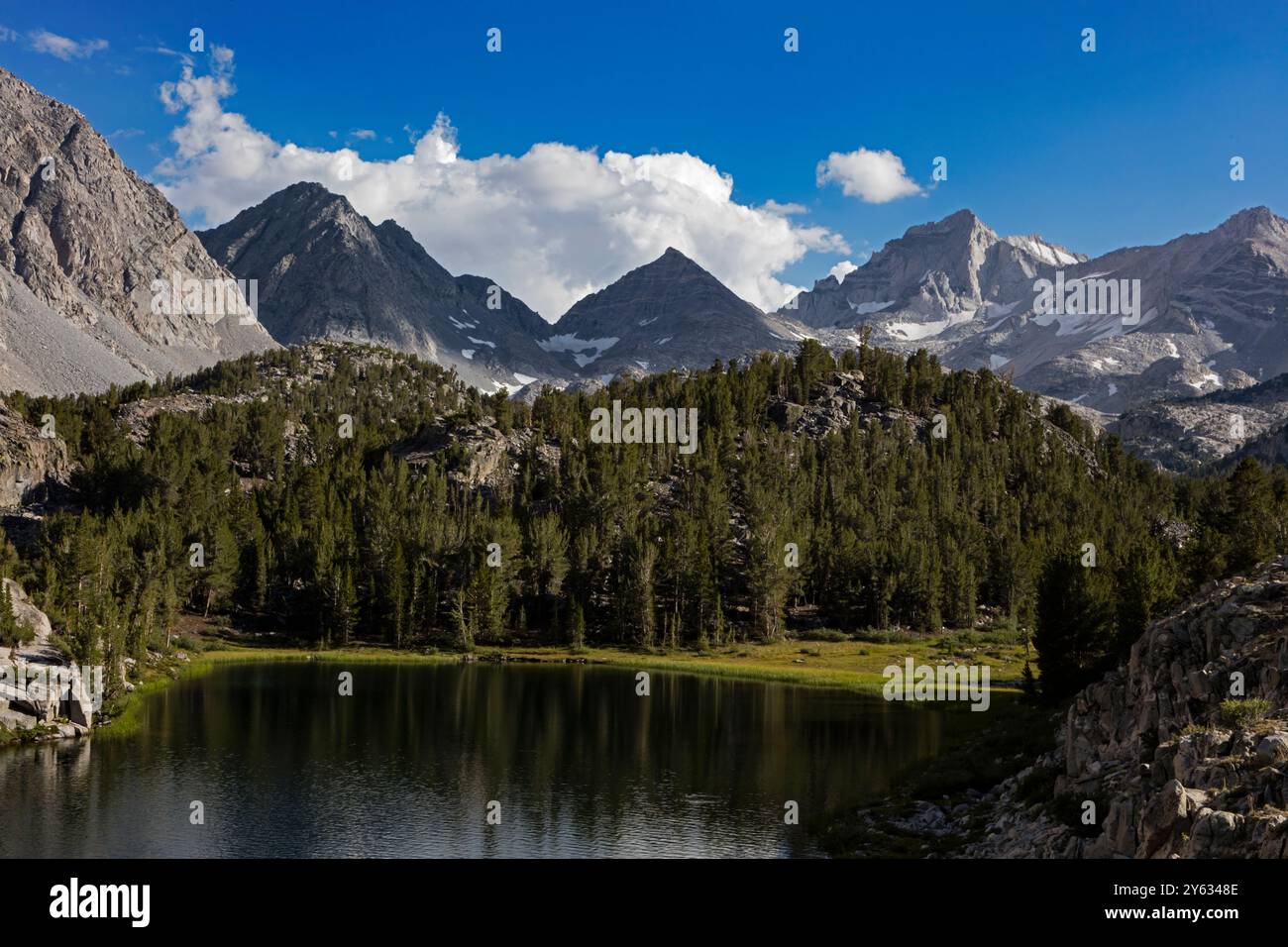 Box Lake is reached along the Mosquito Flats trail that begins at ...