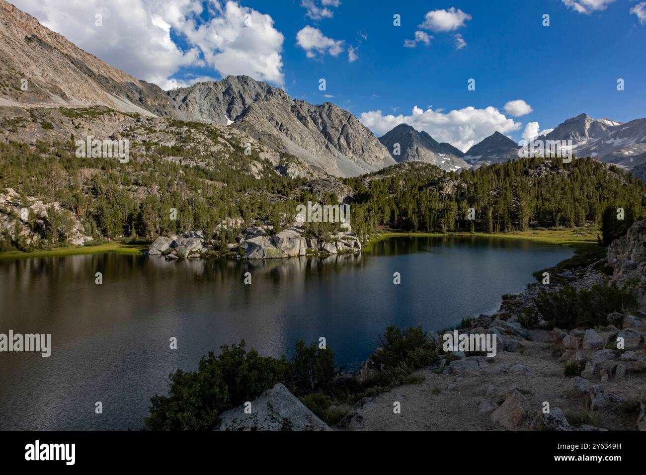 Box Lake is reached along the Mosquito Flats trail that begins at ...