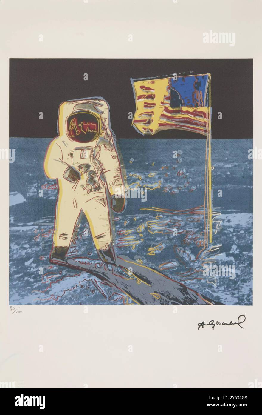 Moon Landing. Museum: © The Andy Warhol Foundation for the Visual Arts ...