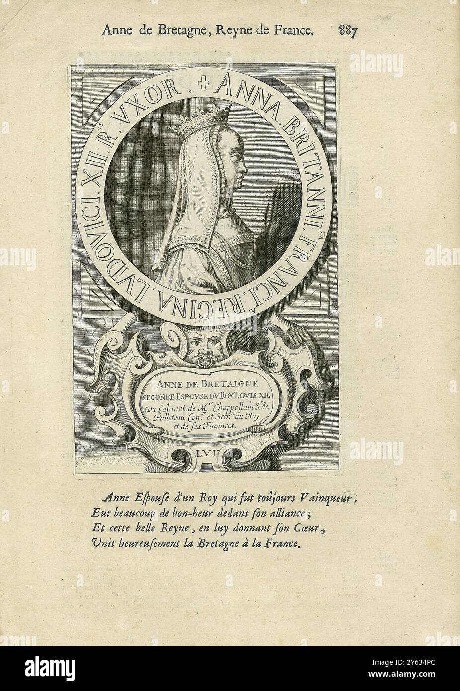 Anne of Brittany (1477-1514), Duchess of Brittany and Queen of France ...