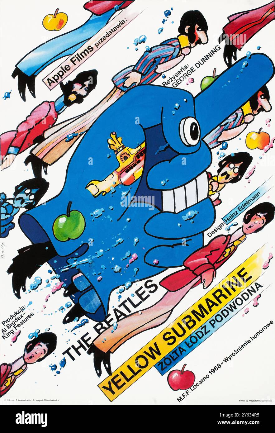 Movie poster "The Beatles: Yellow Submarine" by George Dunning. Museum ...