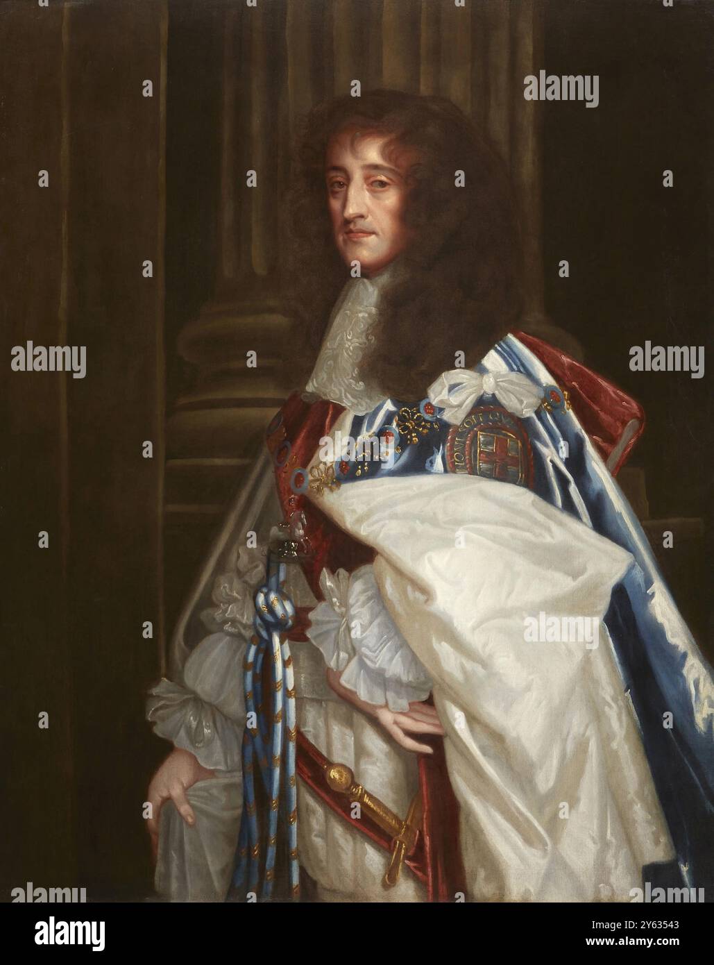Portrait of Prince Rupert of the Rhine (1619-1682), wearing the robes ...