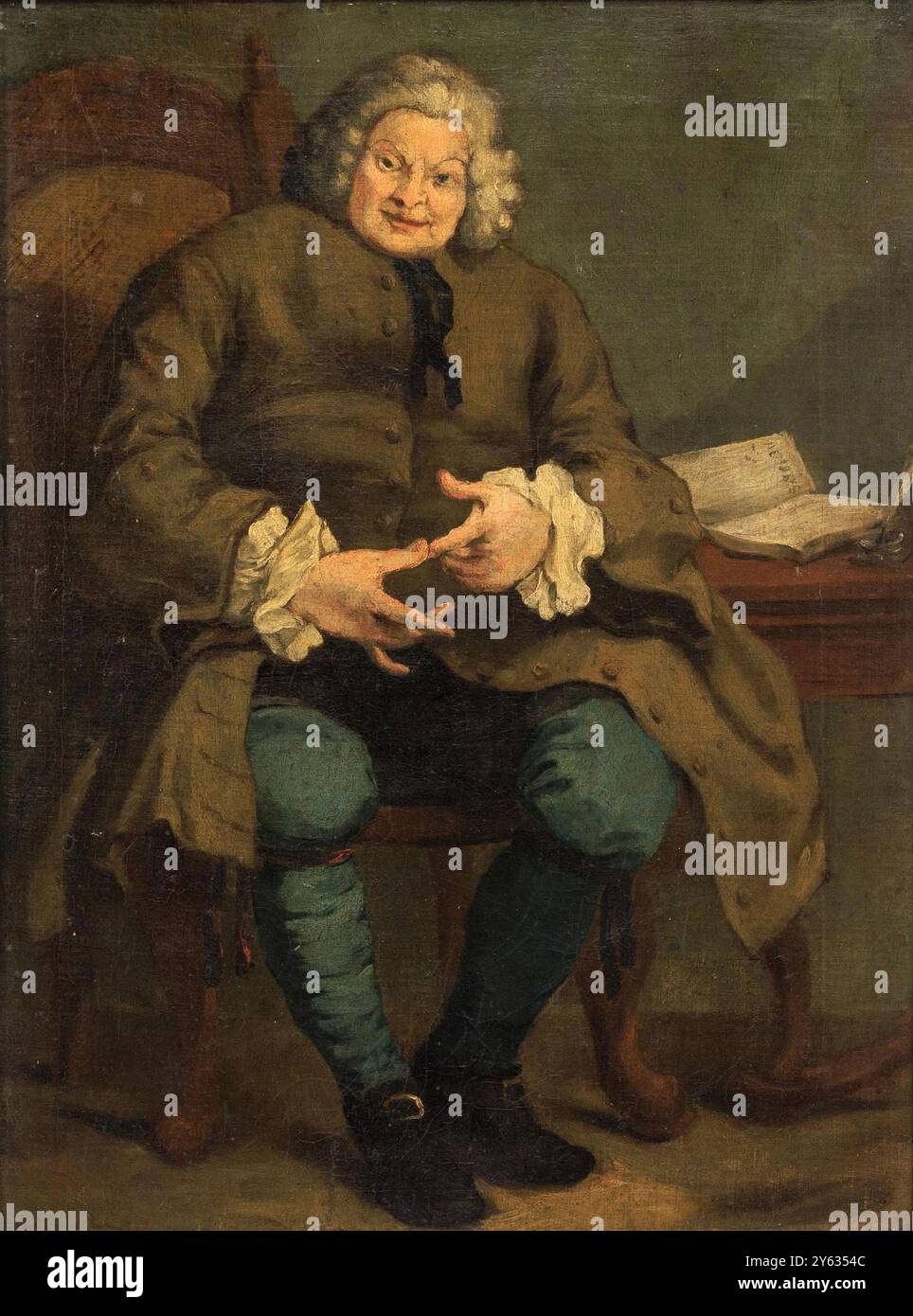 Portrait of Simon Fraser, 11th Lord Lovat (1667-1747). Museum: PRIVATE COLLECTION. Author ...