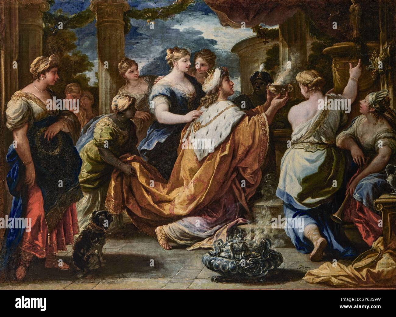 The Idolatry of King Solomon. Museum: Art Museum Riga Bourse. Author ...