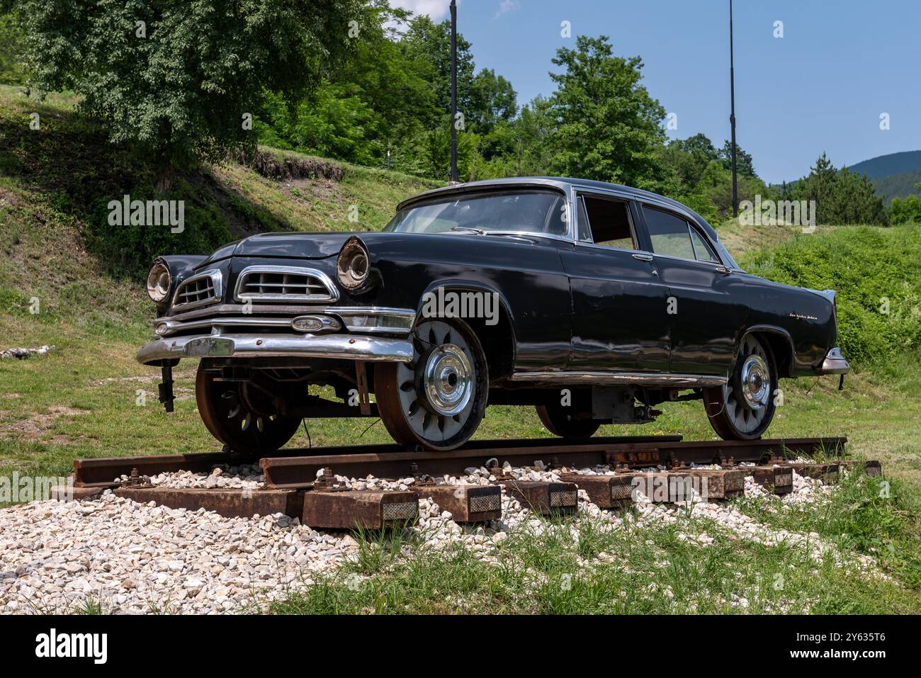 Mokra Gora, Serbia - June 22. 2023: Retro car Chrysler New Yorker ...