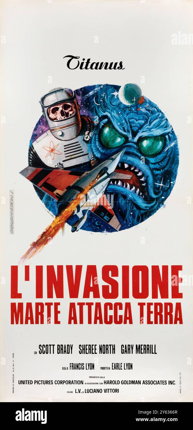Movie poster "Destination Inner Space" by Francis D. Lyon. Museum ...