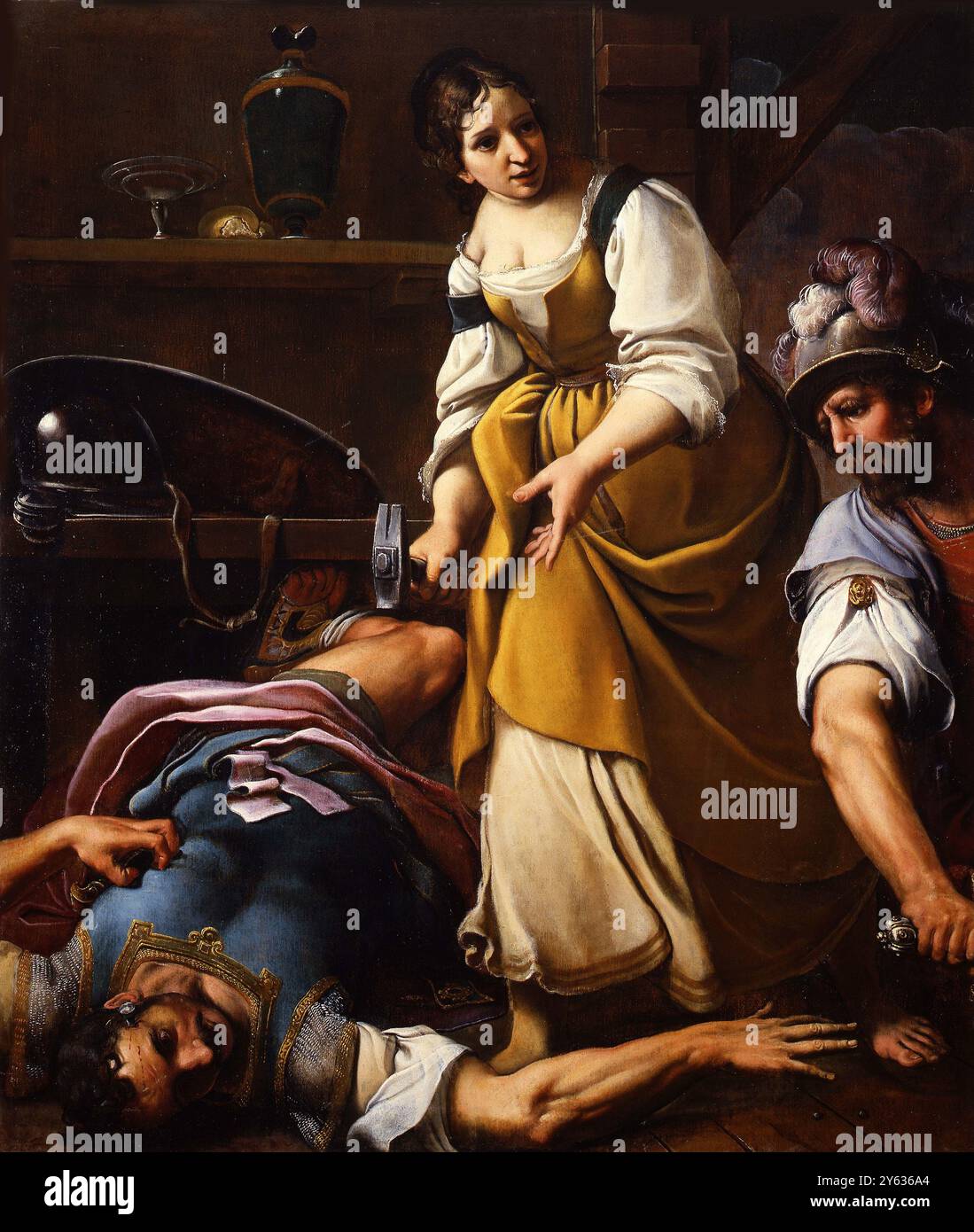 Jael and Sisera. Museum: Musei Civici di Reggio Emilia. Author ...