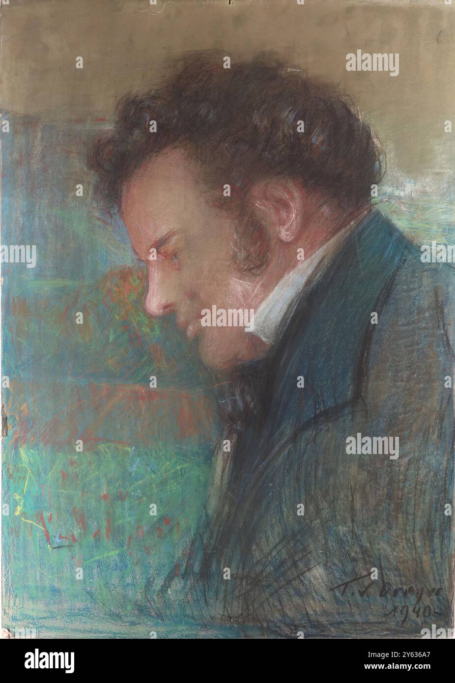 Portrait of Franz Schubert (1797-1828). Museum: PRIVATE COLLECTION ...