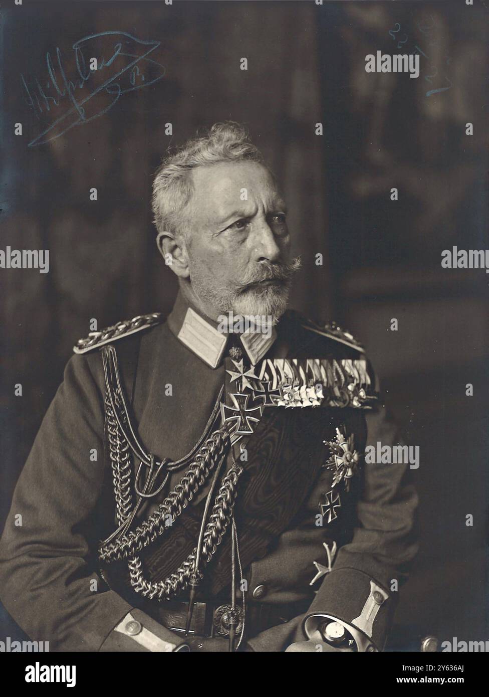 Wilhelm II (1859-1941), in exile, in uniform. Museum: PRIVATE ...
