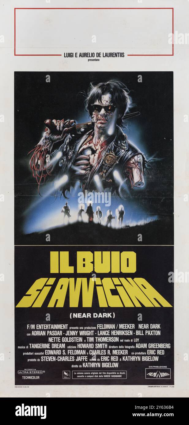 Movie poster "Near Dark" by Kathryn Bigelow. Museum: PRIVATE COLLECTION ...