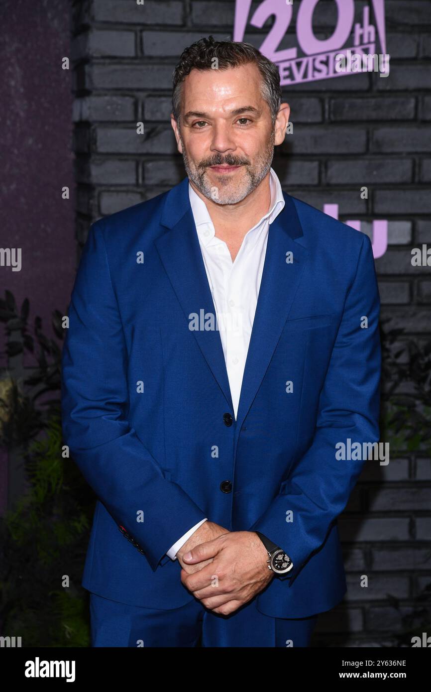 New York, USA. 22nd Sep, 2024. Joshua Bitton walking on the red carpet ...