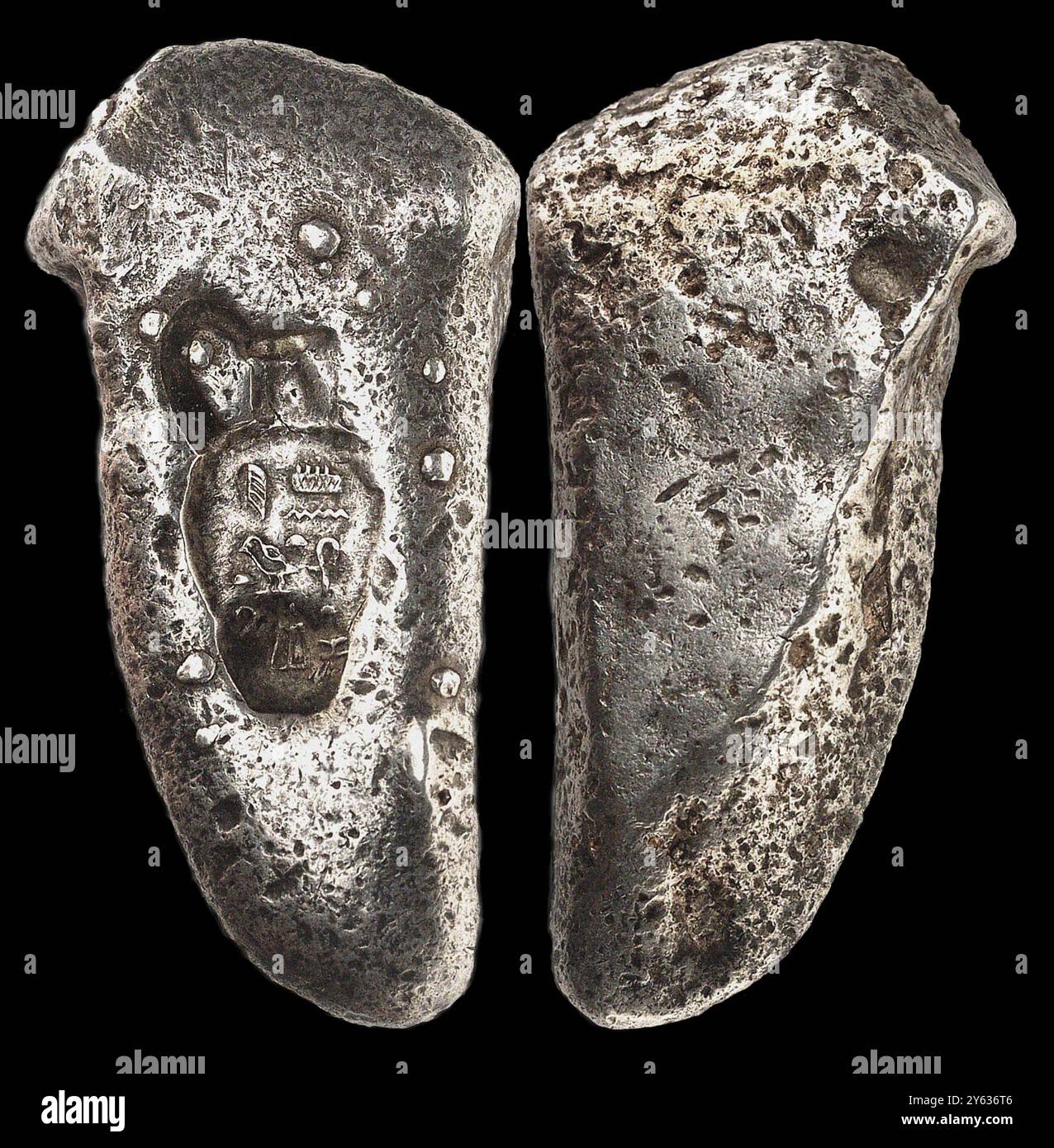 Earliest Ancient Egyptian Currency: Silver bar weighing about half a ...