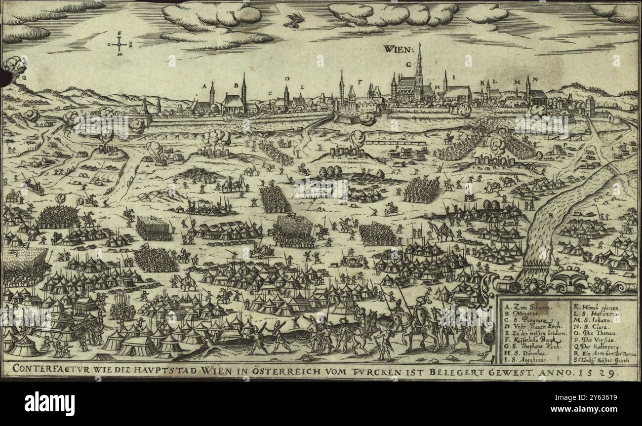 The Ottoman Siege of Vienna in 1529. Museum: PRIVATE COLLECTION. Author ...