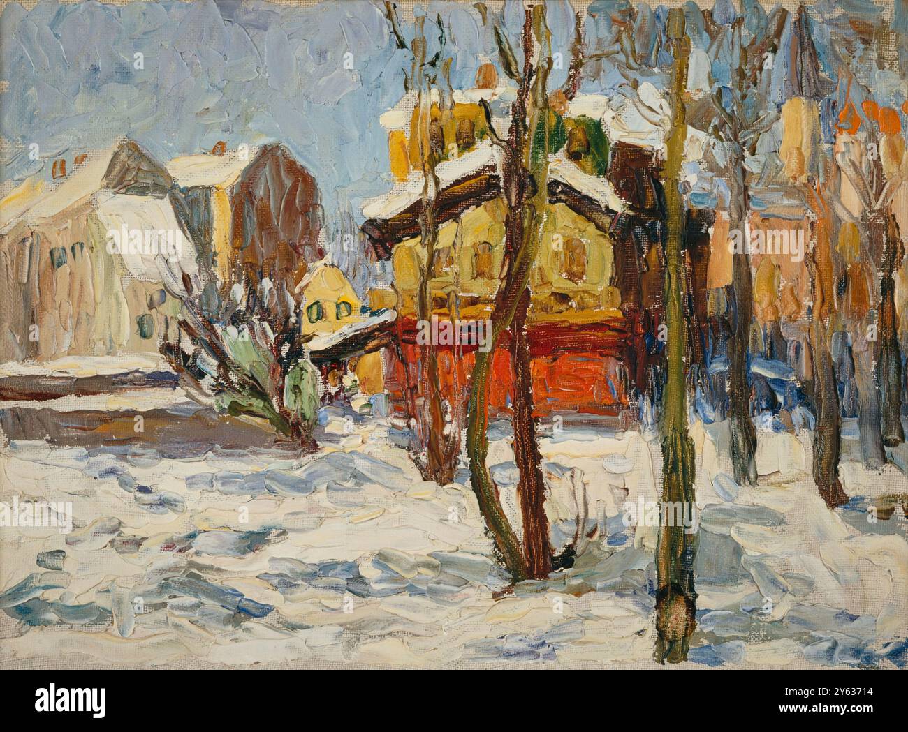 Winter in Schwabing. Museum: Musée national d'art moderne, Centre ...