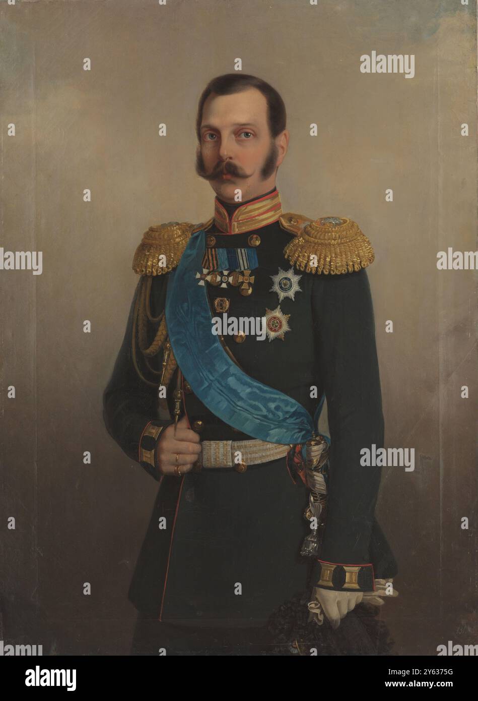 Portrait of Emperor Alexander II (1818-1881). Museum: State Art Museum ...