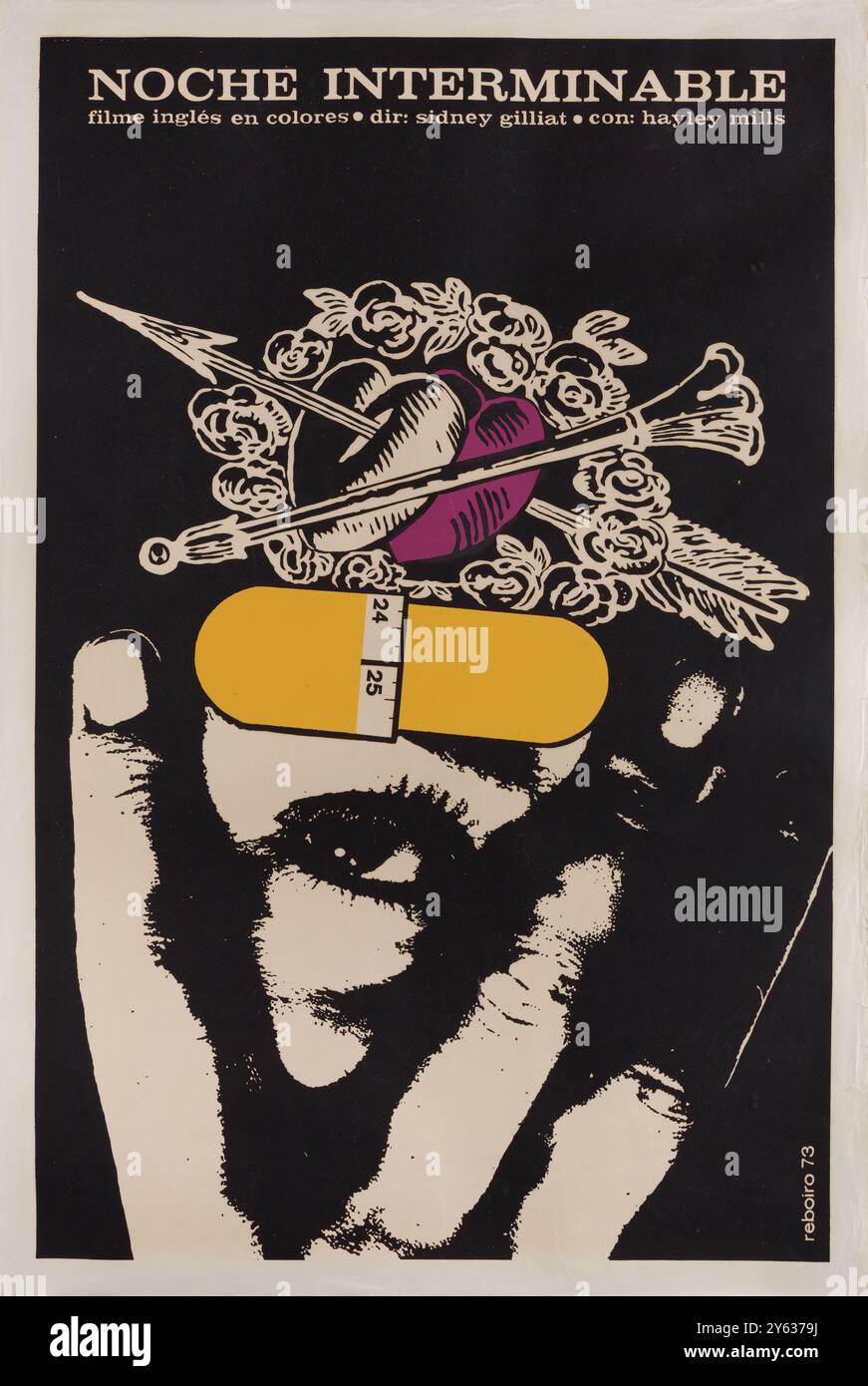 Movie poster "Endless Night" by Sidney Gilliat. Museum: PRIVATE ...