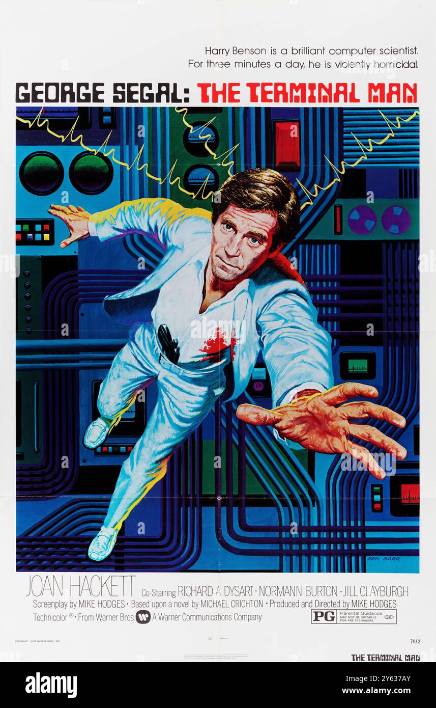Movie poster "The Terminal Man" by Mike Hodges. Museum: PRIVATE ...