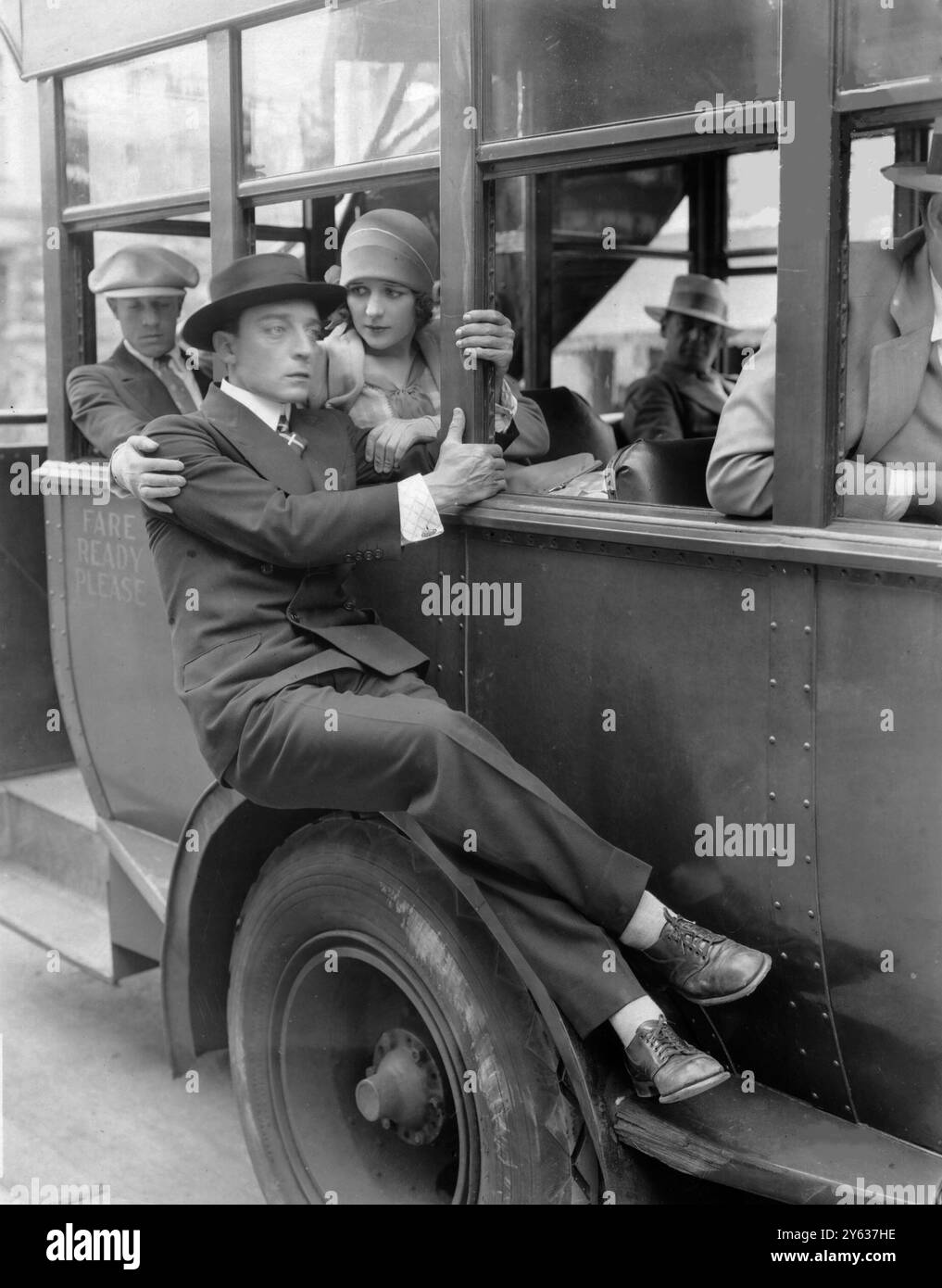 Buster Keaton in the film "The Cameraman" by Edward Sedgwick. Museum ...