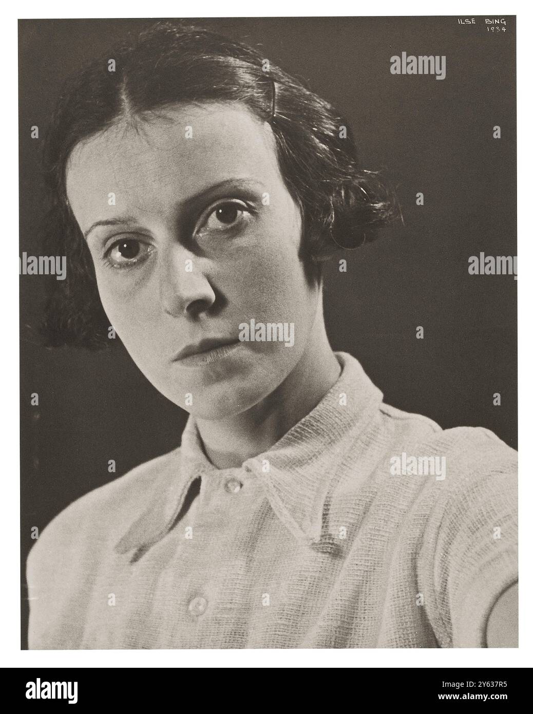 Self-portrait. Museum: PRIVATE COLLECTION. Author: Ilse Bing Stock ...
