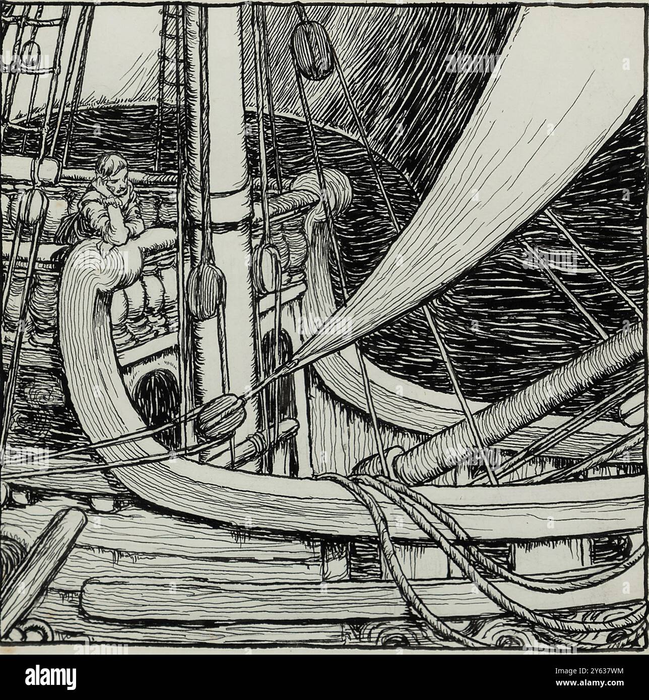 Illustration for "A Song of the English" by Rudyard Kipling. Museum ...