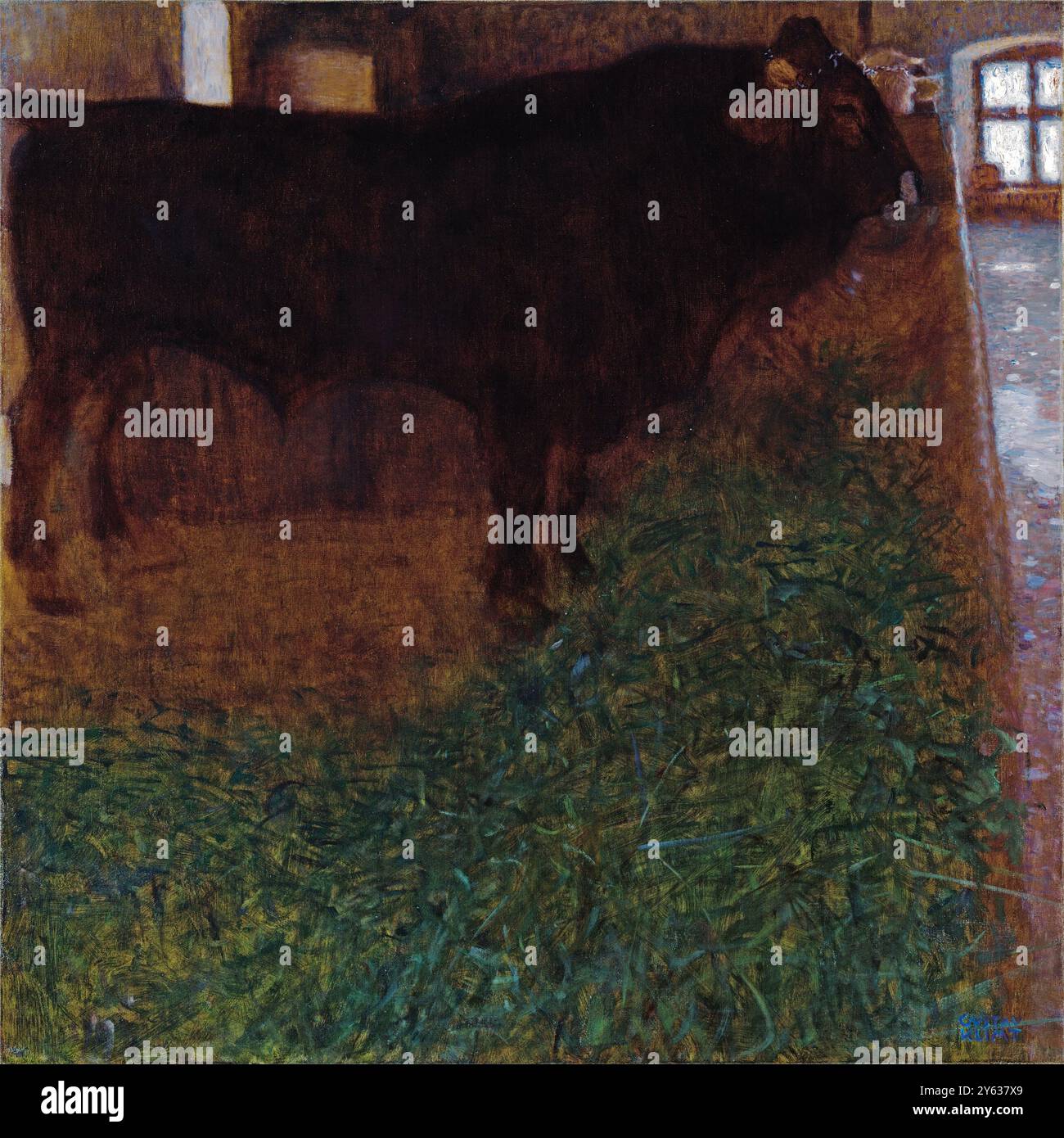 The Black Bull. Museum: Leopold Museum, Vienna. Author: GUSTAV KLIMT ...