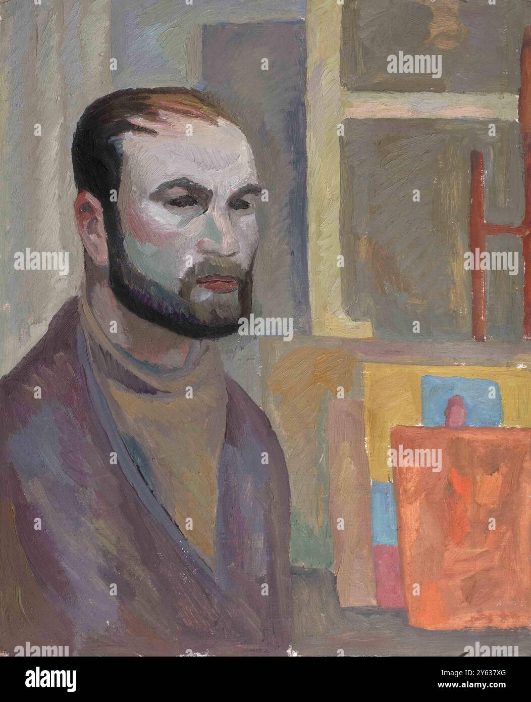 Self-portrait. Museum: Institute of Russian Realist Art, Moscow. Author ...