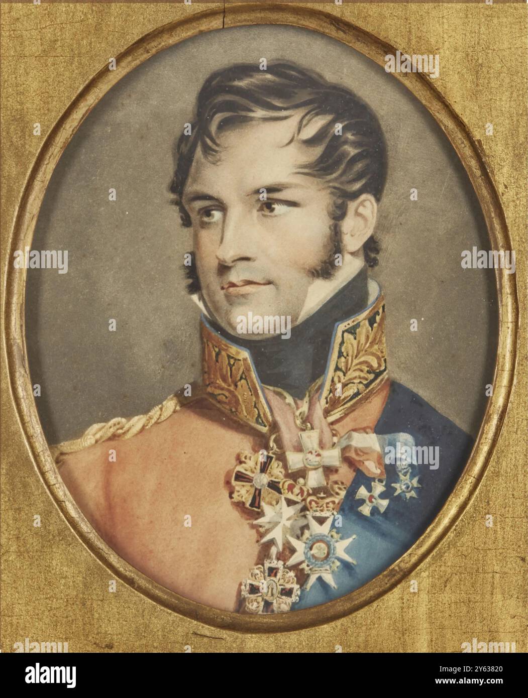 Portrait of King Leopold I of Belgium (1790-1865). Museum: PRIVATE COLLECTION. Author: GEORGE ...