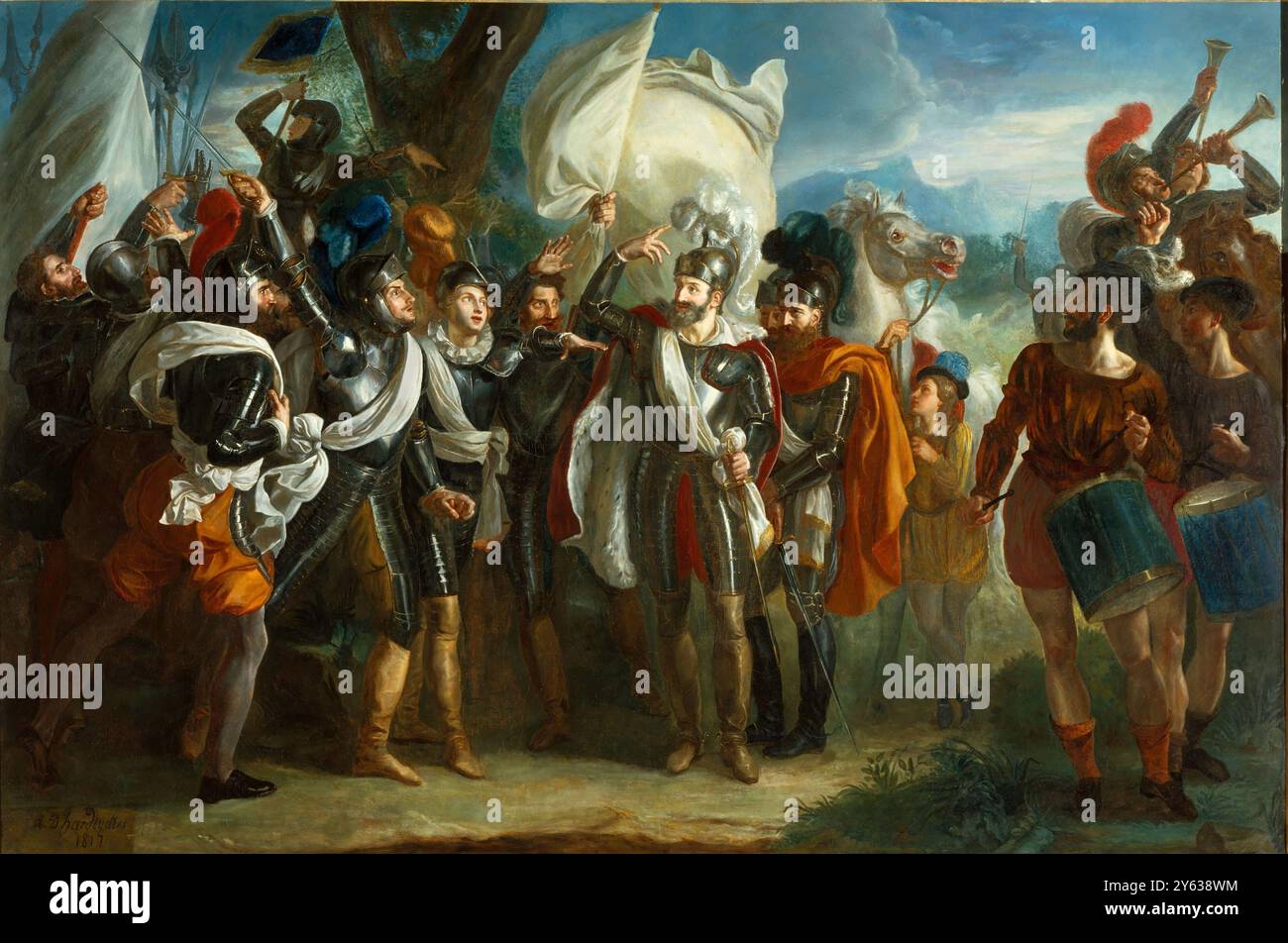 Henry IV at the Battle of Ivry. Museum: Château de Sully-sur-Loire ...