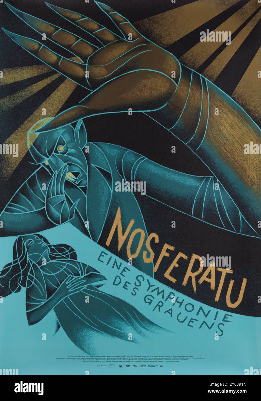 Movie poster "Nosferatu: A Symphony of Horror" by Friedrich Wilhelm ...