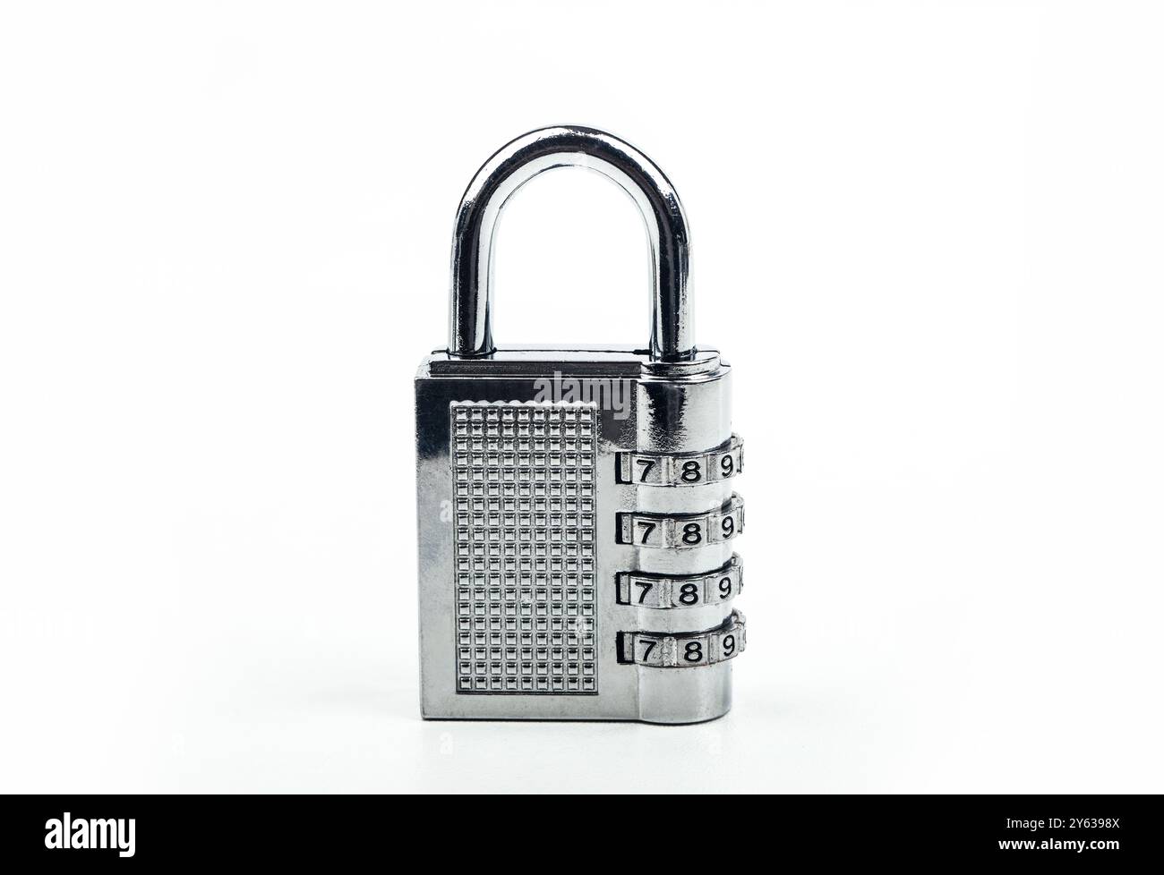 Combination lock isolated over white background Stock Photo - Alamy