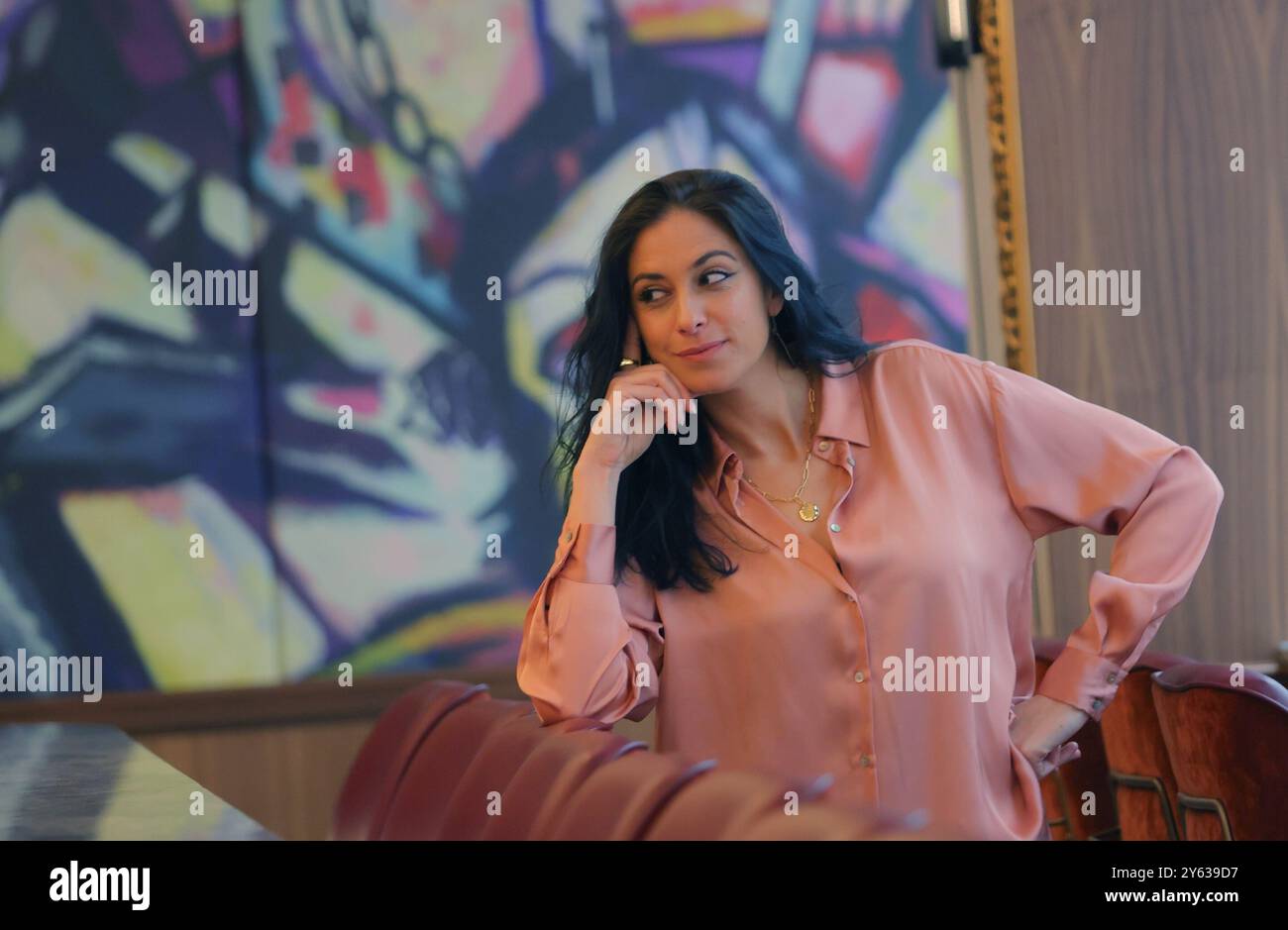 Madrid, 01/14/2022. Interview with the singer María Peláe. Photo ...