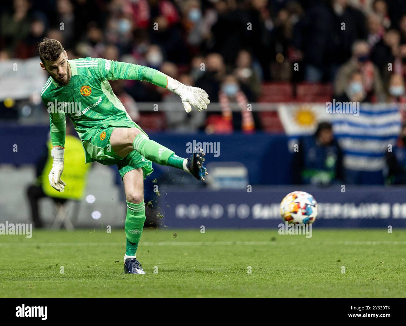 Madrid, 23/02/2022. Champions League. Match played at the Wanda between ...