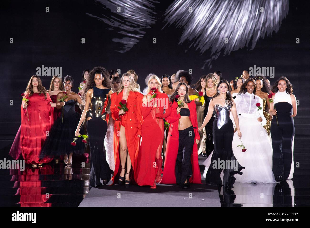 Paris, France. 23rd Sep, 2024. Aishwarya Rai Bachchan, Viola Davis, Eva ...