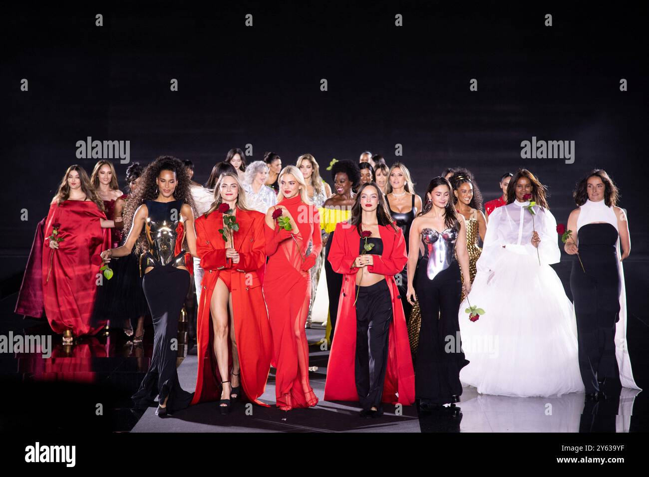 Paris, France. 23rd Sep, 2024. Aishwarya Rai Bachchan, Viola Davis, Eva ...