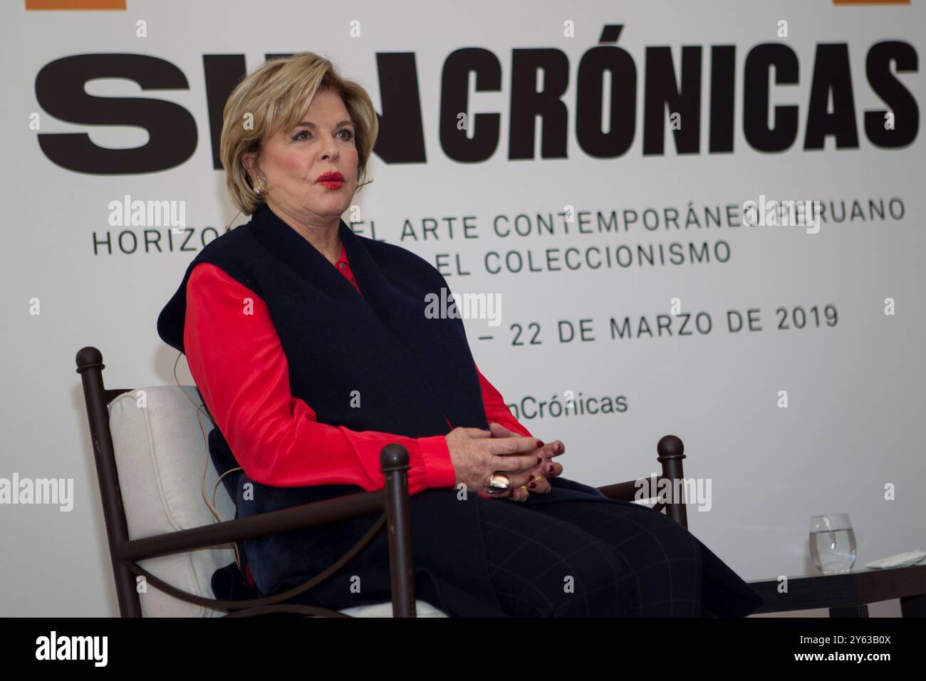 Madrid, 02/22/2019. Ella Fontanals Cisneros, at the Foundation moment ...