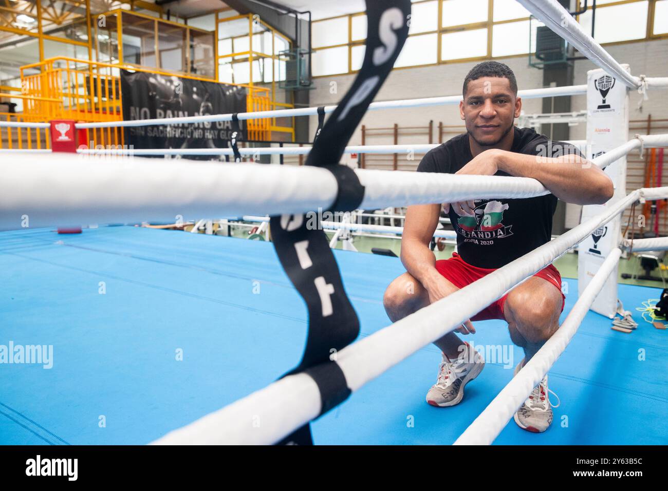 Madrid, 04/07/2024. Interview with Emmanuel Reyes, Olympic boxer. Photo ...