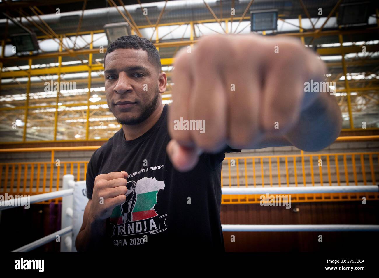 Madrid, 04/07/2024. Interview with Emmanuel Reyes, Olympic boxer. Photo ...