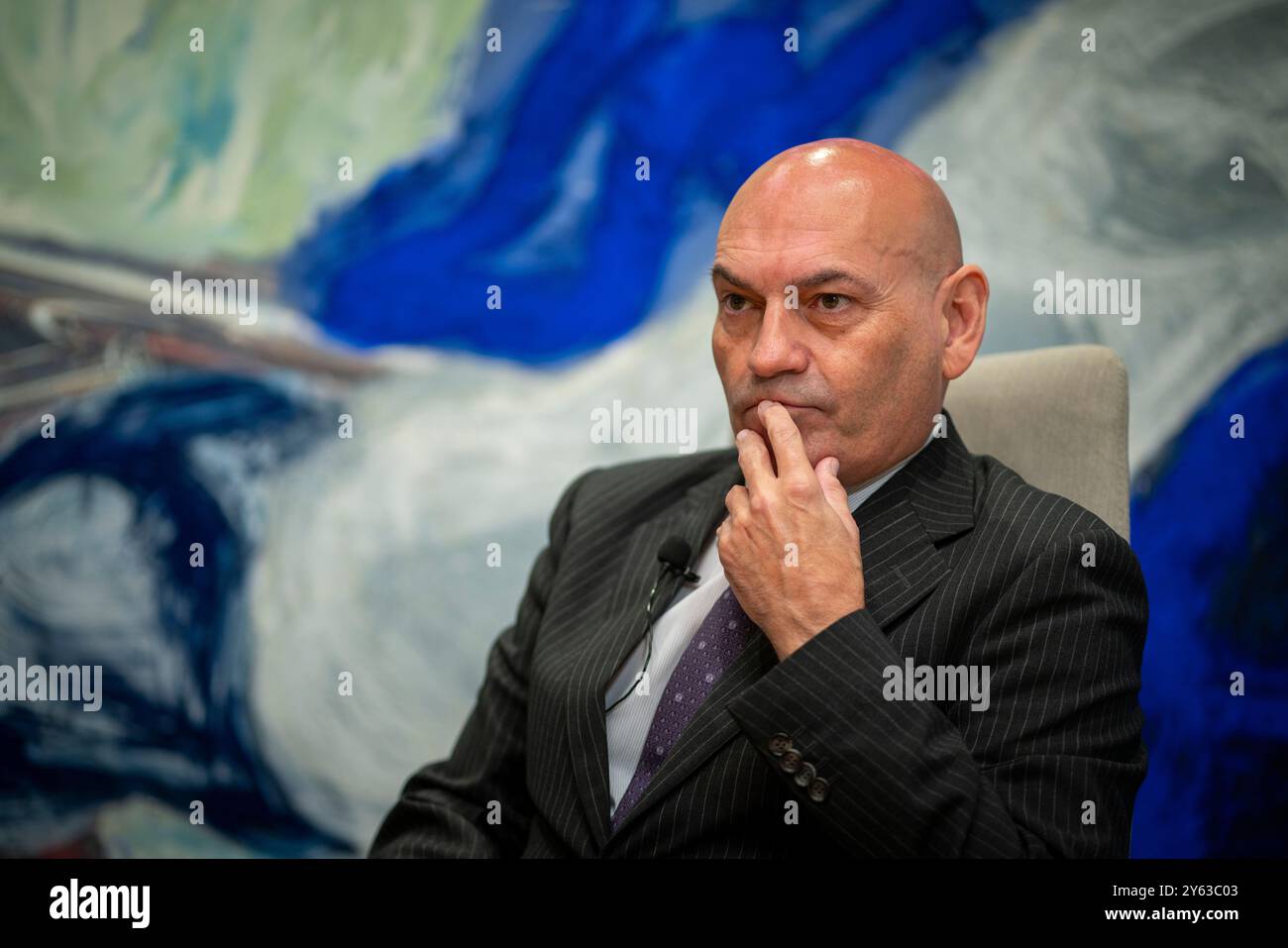 Madrid, 02/19/2024. Interview with Javier Gómez Bermúdez, a judge on ...