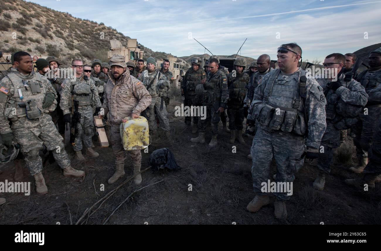 Zaragoza, 02/11/2012. Military exercises in San Gregorio. The Army's ...