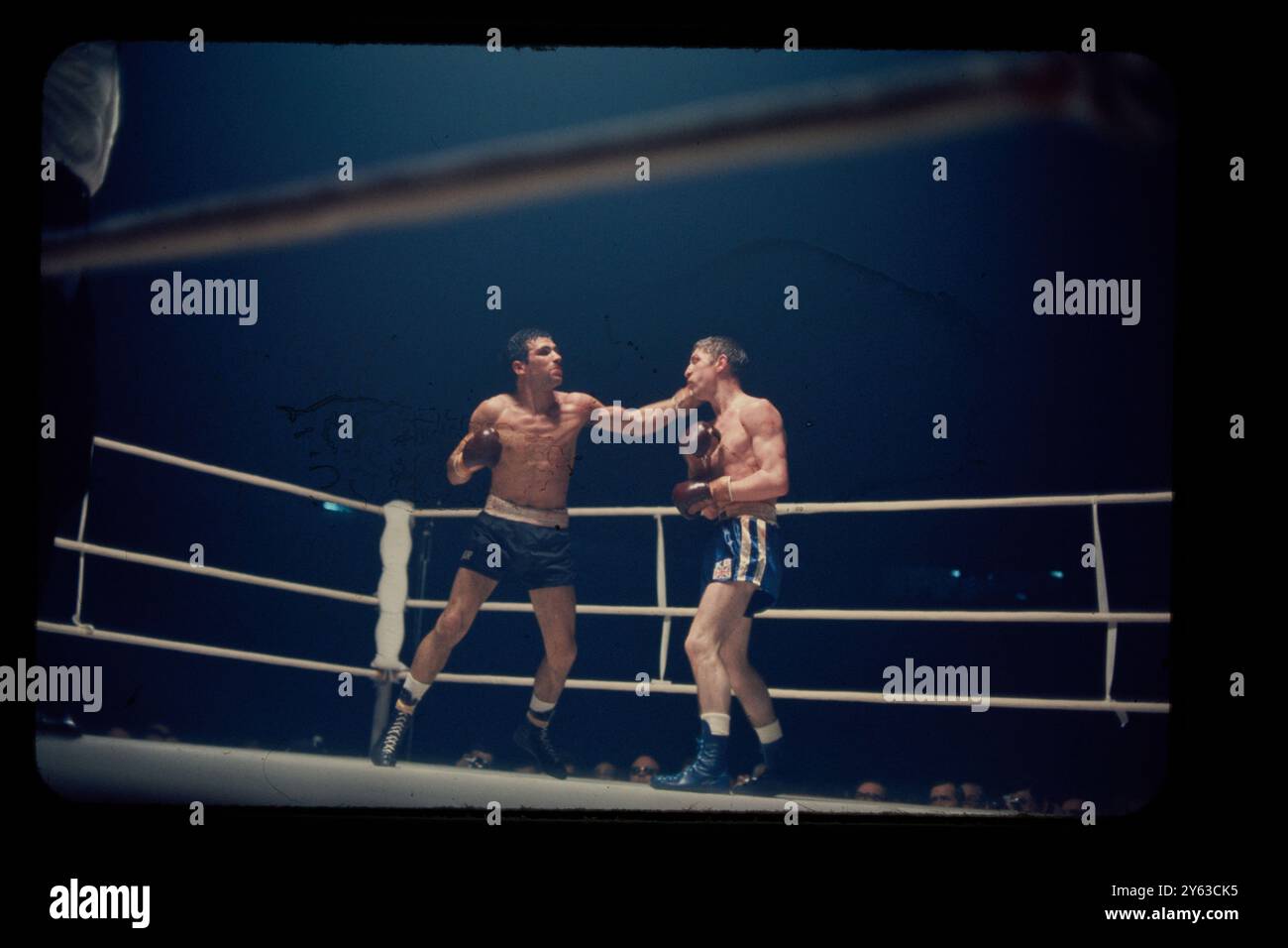 Madrid, 29/01/1970. Miguel Velázquez is proclaimed European lightweight ...