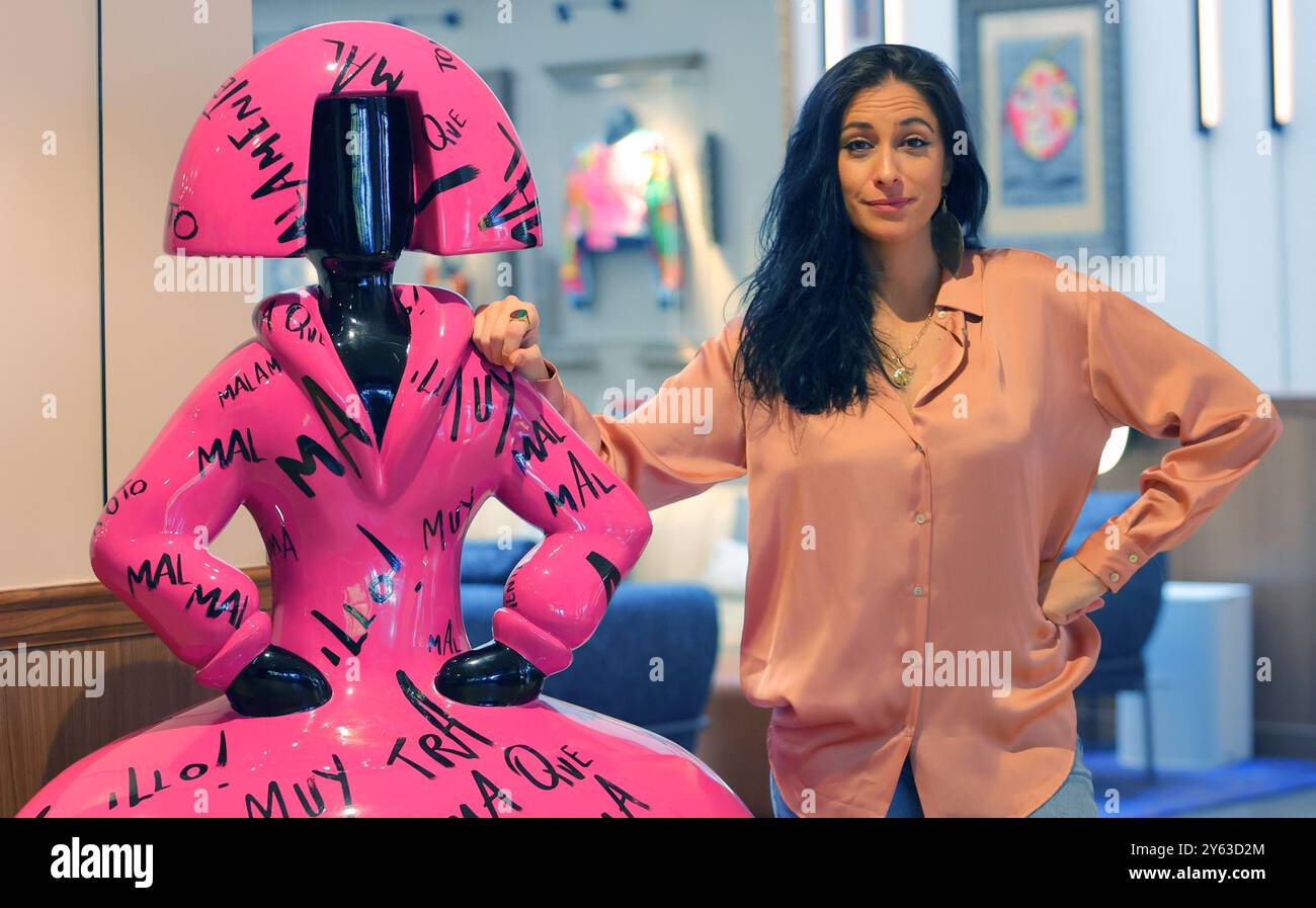 Madrid, 01/14/2022. Interview with the singer María Peláe. Photo ...