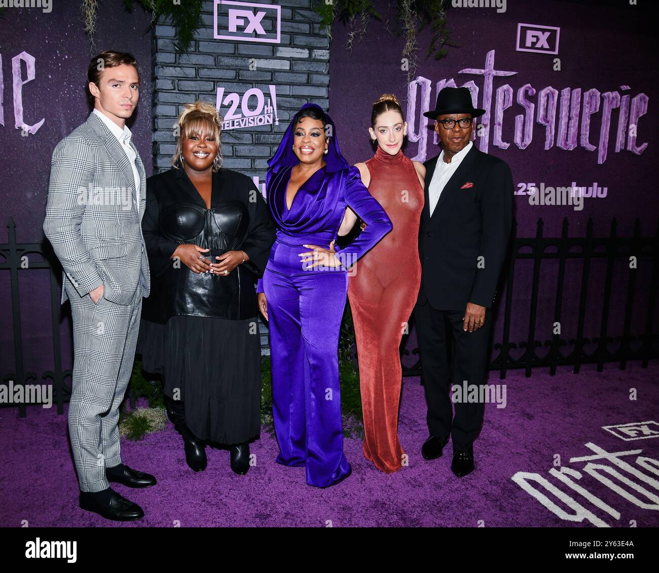 New York, USA. 22nd Sep, 2024. Nicholas Alexander Chavez, Raven Goodwin ...