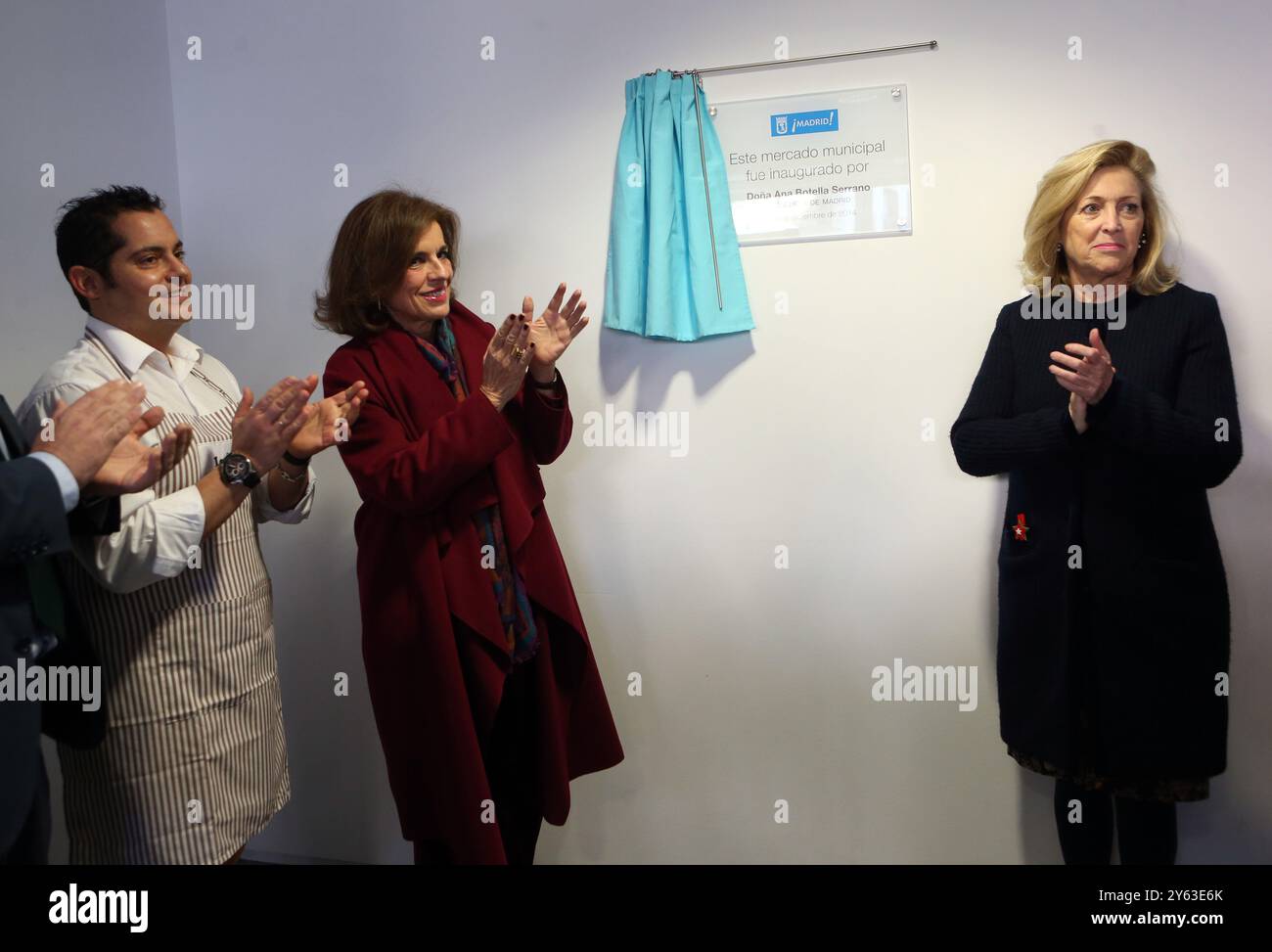Madrid, 18/12/2014. Mayor Ana Botella during the inauguration of the ...