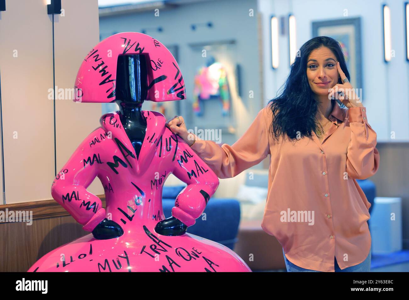 Madrid, 01/14/2022. Interview with the singer María Peláe. Photo ...