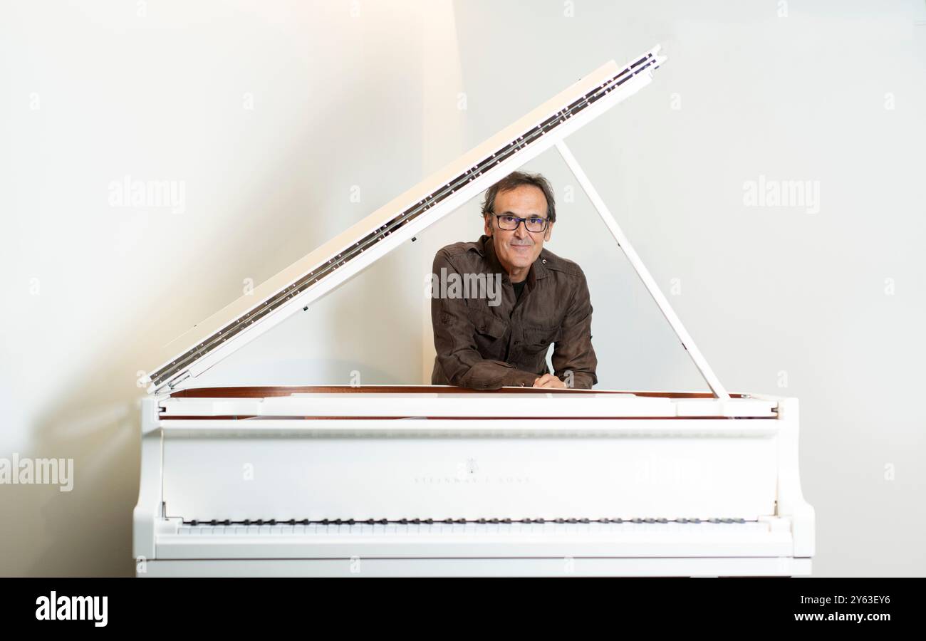 Madrid, 25/10/2023. Interview with music composer Alberto Iglesias ...