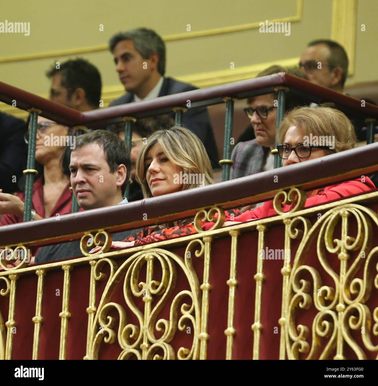 Madrid, 07/01/2020. Congress of Deputies. Debate on the investiture of ...
